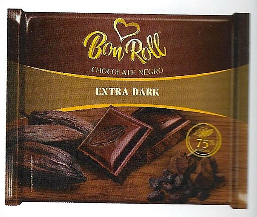 BON ROLL CHOCOLATE NEGRO 75% CACAO - Vegan Point